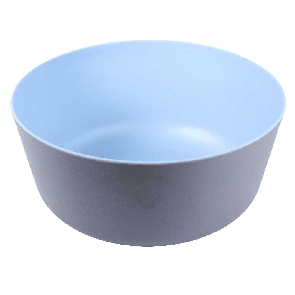 10" TWO TONE SERVING BOWL-STONE BLUE - Melawares