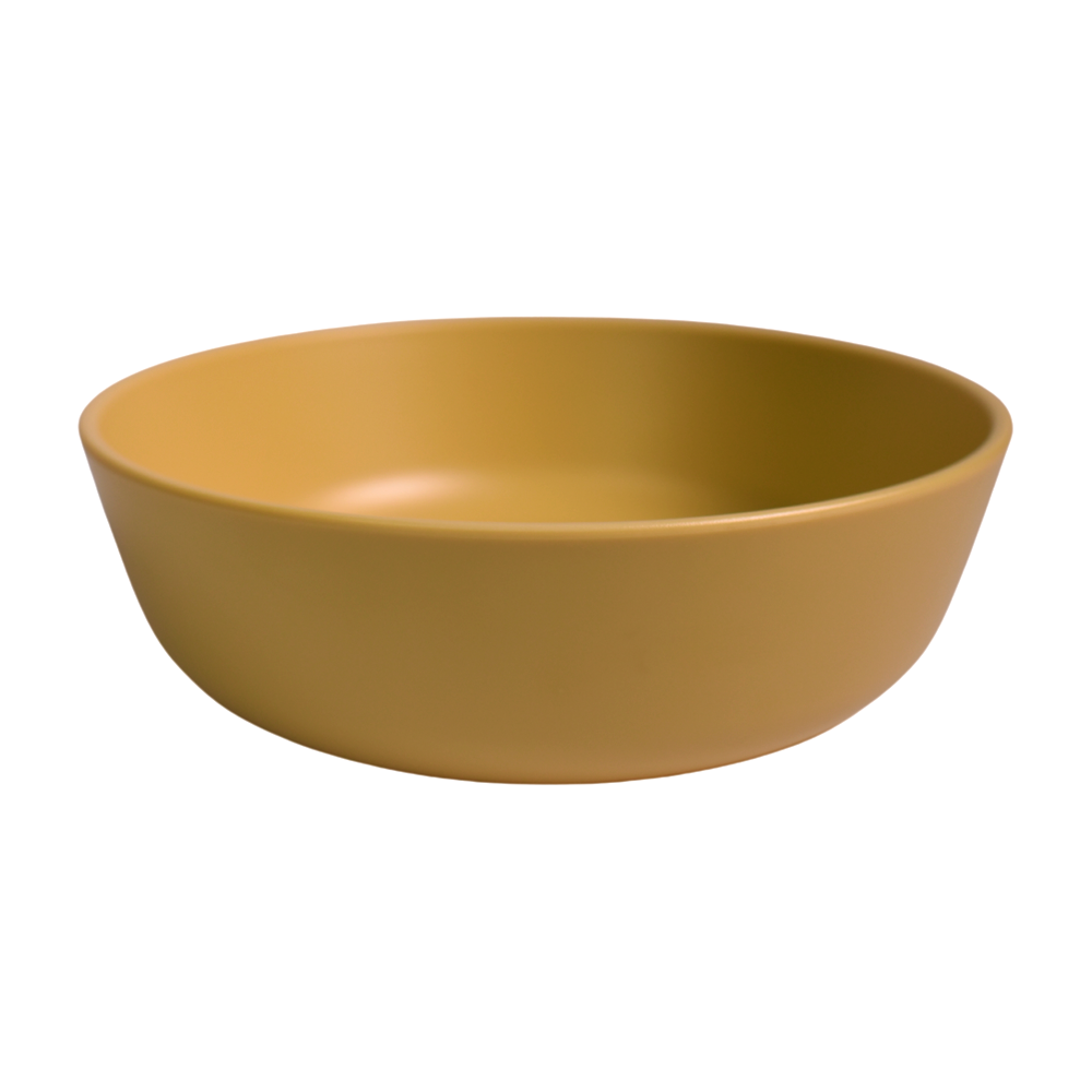 6" NATUREWARE RPET BOWL-MUSTARD - Melawares